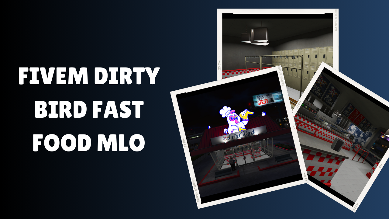 FiveM Dirty Bird Fast Food MLO: Luxo na Alimentação Revelado
