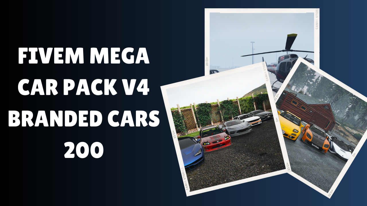 FiveM Mega Car Pack V4 Branded Cars 200 - 200+ Branded Cars